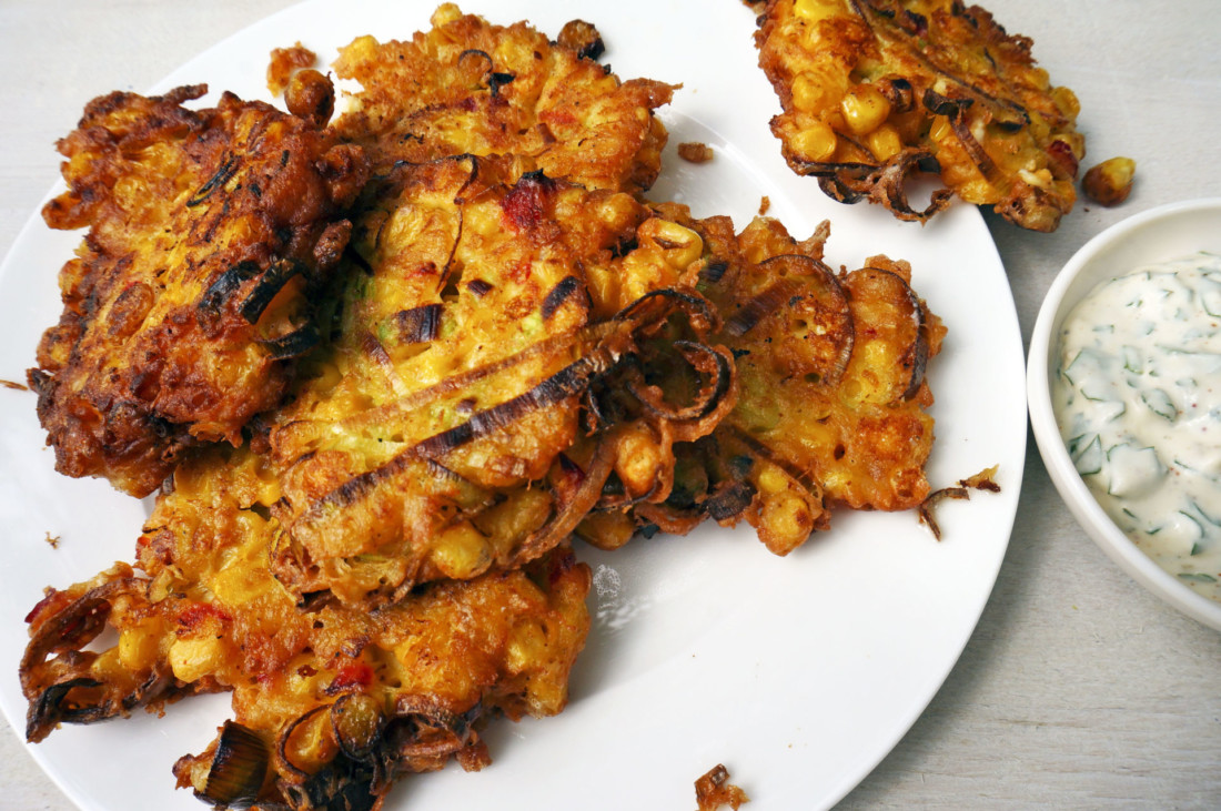 Maïskoekjes met feta - Uit de keuken van 8
